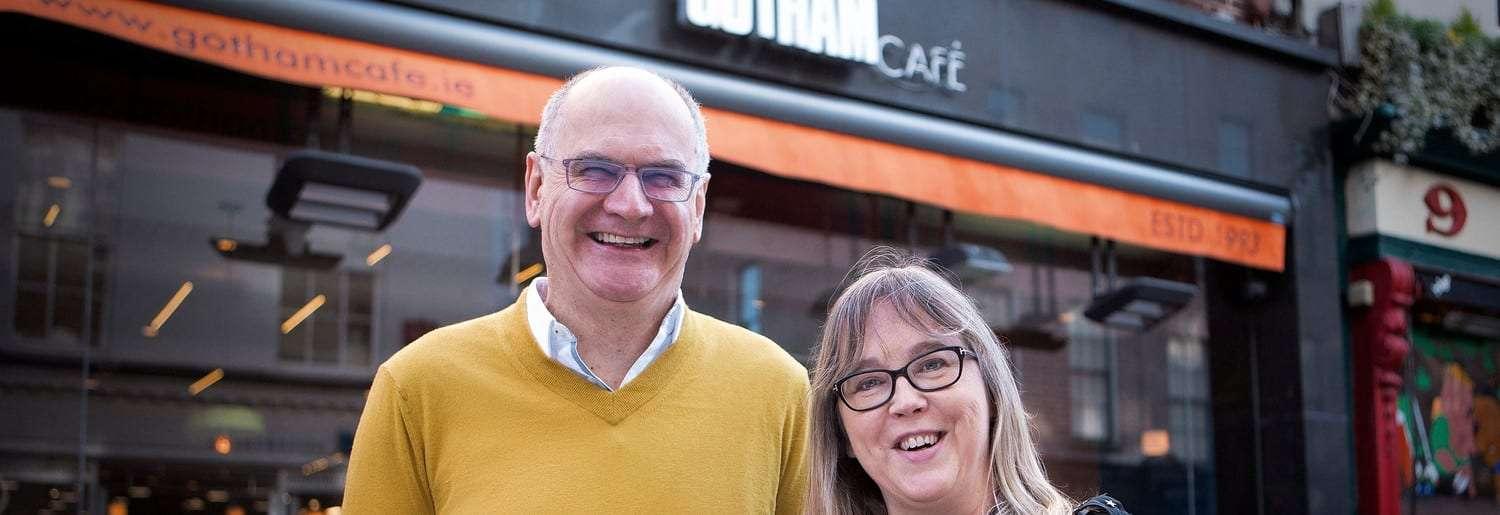 Dave and Jackie Barry of Gotham Café - Dublin Town
